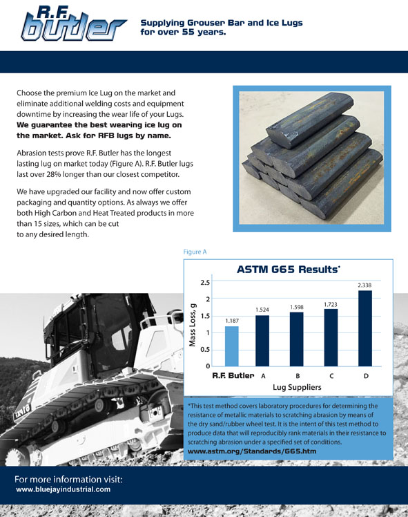 Grouser Retread Bar | Bluejay Industrial Inc. - Hayden, ID